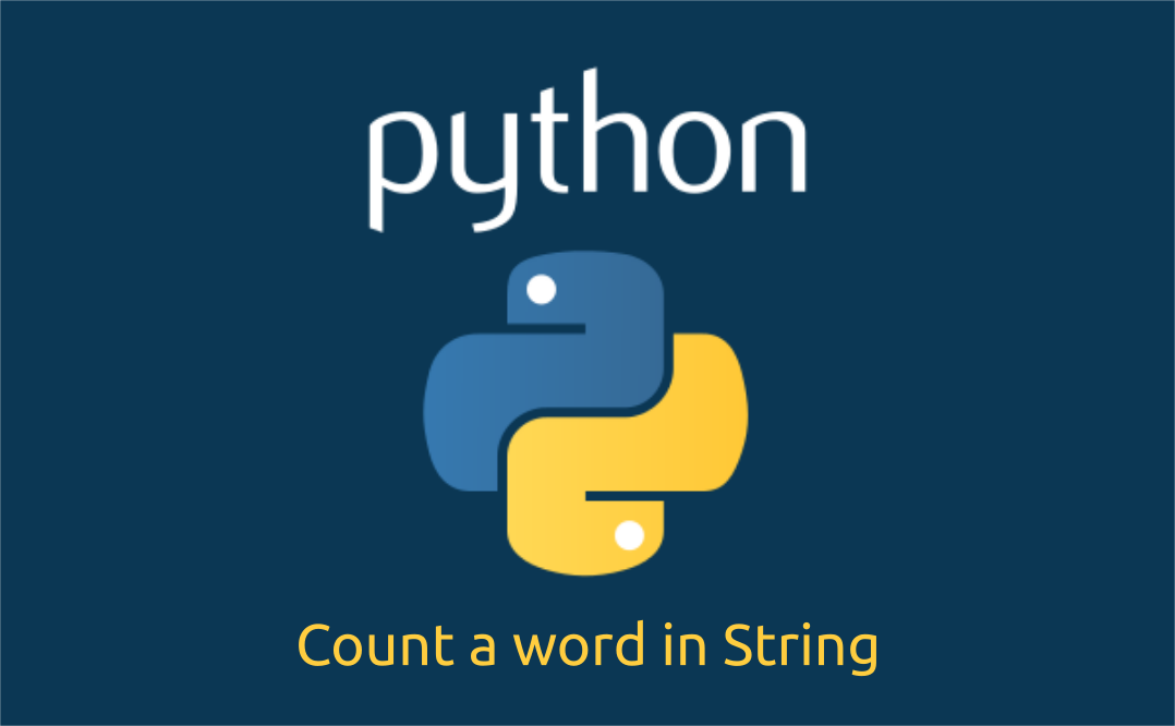 How To Count A Word In String Python